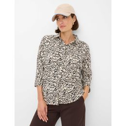 Poloshirt Brax "Style CELIA M", Damen, Gr. 36, beige, 47% Baumwolle, 47% Modal, 6% Elasthan, Shirts