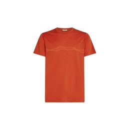 Icebreaker Performance Shirt 'TechLite' male Orange size M