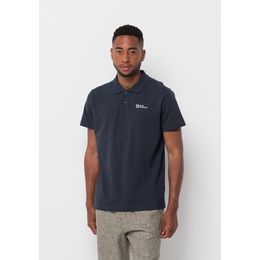 Jack Wolfskin Herren Poloshirt "ESSENTIAL POLO M", blau, Gr. M, 1. OBERSTOFF: 100% BAUMWOLLE; 2. OBERSTOFF: 100% BAUMWOLLE, Shirts