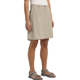 Jack Wolfskin Damen Sommerrock "TIHAMA SKORT W", grau, Gr. 42, Obermaterial: 100% Polyamid, R&ouml;cke