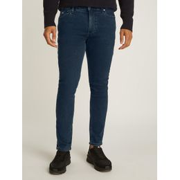 Tommy Jeans Herren Skinny-fit-Jeans "Simon Skinny Jeans Slim", blau, Gr. 30, unifarben, Denim/Jeans, Obermaterial: 98% Baumwolle, 2% Elasthan, Jeans,