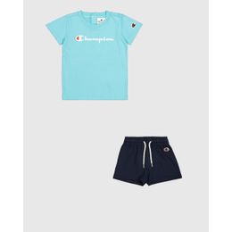 Champion Jungen Shirt & Shortsaqbl, nny, Gr. 98, Obermaterial: 100% Baumwolle, KOB Set-Artikel, für Babys und Kleinkinder