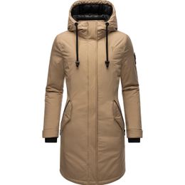 Navahoo Damen Wintermantel "Letiziaa", grau, Gr. XXL, Oberstoff: 100% Polyester, Futter: 100% Polyester, Wattierung: 100% Polyester, Ärmelfutter: