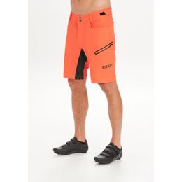 Endurance Herren Radhose "Jamal 2in1", orange, Gr. XXL, unifarben, 90% Polyester, 10% Elasthan, Hosen, mit herausnehmbarer Innentight
