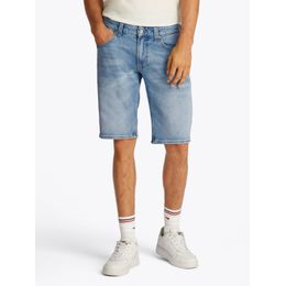 Tommy Jeans Herren Jeansshorts "RONNIE SHORT", blau, Gr. 34, Denim/Jeans, Obermaterial: 81% Baumwolle, 18% Lyocell, 1% Elasthan, Jeans