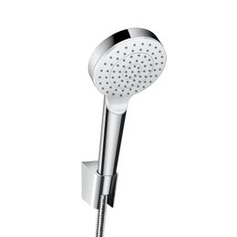 Hansgrohe Crometta Brausegarnitur mit Halter, 1 Strahlart, 26569400,