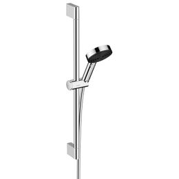 Hansgrohe Pulsify Select S Brausegarnitur mit Stange, 3 Strahlarten, 24160000,