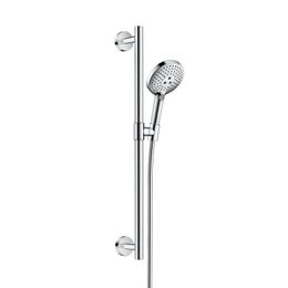 Hansgrohe Raindance Select S Brausegarnitur mit Stange, 3 Strahlarten, 26320000,