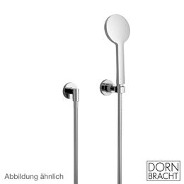 Dornbracht Tara. Brausegarnitur mit Wandanschlussbogen und Halter, 3 Strahlarten, 27803892-33,