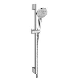 Hansgrohe Vernis Blend Brausegarnitur mit Stange, 2 Strahlarten, 26279000,