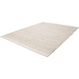 Wollteppich Obsession, B:120cm H:14mm L:170cm, beige, Wolle, Teppiche, "My Jaipur 333", Handweb Teppich, reine Wolle, handgewebt