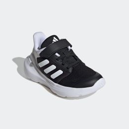Mädchen Sneaker "TENSAUR RUN 2.0 KIDS", adidas Sportswear, Gr. 33, schwarz-weiß, Synthetik, Textil, Schuhe
