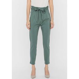 V&eacute;ro Moda VERO MODA Damen Jogger Pants "VMEVA PAPERBAG", gr&uuml;n, Gr. M, unifarben, Milano Rib, Obermaterial: 65% Viskose, 30% Elasthan, 5% Nylon, Hosen