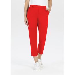 Stoffhose Stehmann, Damen, Gr. 48, N-Gr, grenadine,2701, Jersey, Obermaterial: 100% Polyester, unifarben, straight fit 7/8-Länge, Hosen, Sommerhose mit elastischem Bund