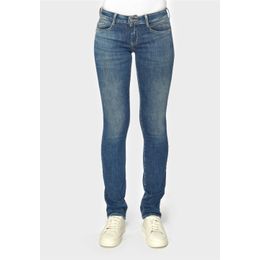Damen Straight-Jeans, blau, Gr. 33, Le Temps Des Cerises, 92% Baumwolle, 8% Elasthan, Jeans, in modernem Design
