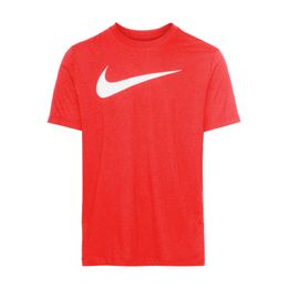 Nike Herren Trainingsshirt "T-SHIRT PARK", rot, Gr. S, Obermaterial: 75% Polyester, 13% Baumwolle, 12% Viskose, Shirts