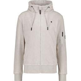 alife and kickin ALIFE & KICKIN Herren Kapuzensweatjacke "Herren EliasAK F", beige, Gr. XL, 92% Polyester (davon 32, 6% recycelt), 8% Elasthan, Sweatjacken