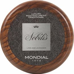 Mondial Nobilis Luxury Shaving Cream Wooden Bowl Traditional 140 g