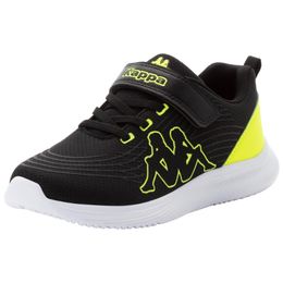 Kappa M&auml;dchen Sneaker "Frances", Gr. 28, schwarz, Synthetik, Textil, Schuhe