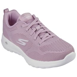 Skechers Damen Sneaker "GO WALK JOY-VIOLET", Gr. 40, lila, Textil, Schuhe, Trainingsschuh, Schnürschuh mit Goga Mat Technologie
