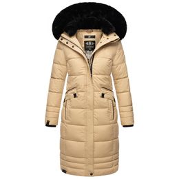 Navahoo Damen Wintermantel "Fahmiyaa", beige, Gr. M, Oberstoff: 100% Polyester, Futter: 100% Polyester, Wattierung: 100% Polyester, Ärmelfutter: 100%