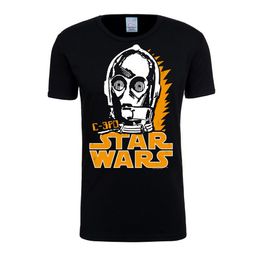 logoshirt Shirt 'C-3PO' male Black size XL