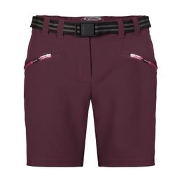 Killtec Damen Bermudas "KOS 19 WMN BRMDS", lila, Gr. 38, Obermaterial: 100% Polyester, Hosen, wasserabweisend, schnelltrocknend, Stretch-Material,