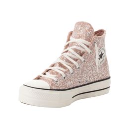 Converse Damen Sneaker "CHUCK TAYLOR ALL STAR LIFT PLATFORM GLITTER", Gr. 38, rosa, Textil, Schuhe