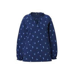 Ulla Popken Shirt female Blue size 62-64