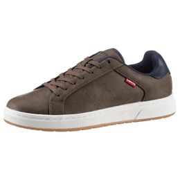 Levi's LEVI'S Herren Sneaker "PIPER", Gr. 39, braun, Lederimitat, Schuhe, Schn&uuml;rer, Halbschuh, Freizeitschuh mit Label