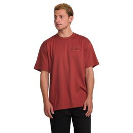 Billabong Herren T-Shirt "Twin Peaks", rot, Gr. S, 100% Baumwolle, Shirts