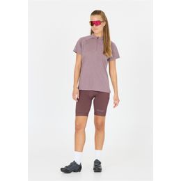 Endurance Damen Radhose "Bray 2", braun, Gr. 40, unifarben, 75% Polyamid, 25% Elasthan, Hosen, mit praktischen Seitentaschen