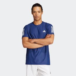 Damen Laufshirt "OTR B TEE", blau, Gr. M, adidas Performance, clean, Obermaterial: 86% Polyester, 14% Elasthan, Shirts