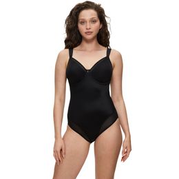 Triumph Damen Shaping-Body "True Shape Sensation BSW", Gr. 95, schwarz, Jersey, Obermaterial: 60% Polyamid, 37% Elasthan (LYCRA), 3% Polyester,