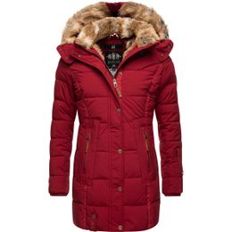 Marikoo Damen Wintermantel "Lieblings Jacke", rot, Gr. M, Oberstoff: 100% Polyester, Futter: 100% Polyester, Wattierung: 100% Polyester, Ärmelfutter: