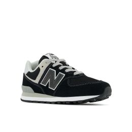 New Balance Kinder Sneaker "PC574", Gr. 29, schwarz, Leder, Textil, Schuhe
