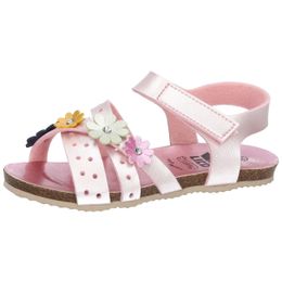 Lico Kinder Pantolette "Pantolette Bioline Nicolina", Gr. 33, rosa, Synthetik, Schuhe