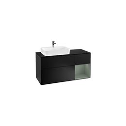 Villeroy & Boch V&B Waschtischunterschrank Wandbeleuchtung Finion 120cm, Pl b m, Rg r Ol m Lac, bla m Lac ; Villeroy & Boch (G402GMPD)