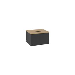 Villeroy & Boch V&B Waschtischunterschrank mit Frontstruktur Antao 60x36x50cm, WBP-farbe hon. Oa, bla m Lac ; Villeroy & Boch (K29111PD)