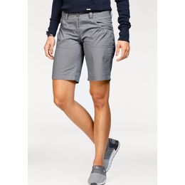 Kangaroos Damen Bermudas, grau, Gr. 38, unifarben, Web, Obermaterial: 100% Baumwolle, Hosen, krempelbar