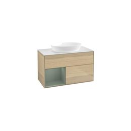 Villeroy & Boch V&B Waschtischunterschrank Finion 100, Pl wh. m, Reg Oli. m Lac, Oa ven ; Villeroy & Boch (FA11GMPC)
