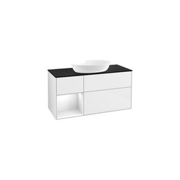 Villeroy & Boch V&B Waschtischunterschrank Finion 120cm, Pl b m, Rg g wh. Lac, glo wh. Lac ; Villeroy & Boch (FA62GFGF)