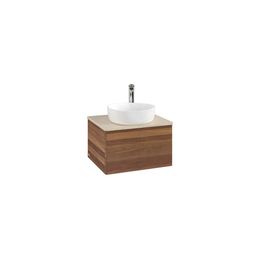 Villeroy & Boch V&B Waschtischunterschrank ohne Frontstruktur -Beleuchtung Antao 60x36x50cm, HL, WBP-farbe botti., w. wal ; Villeroy & Boch (L29053HM)
