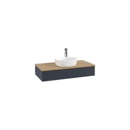 Villeroy & Boch V&B Waschtischunterschrank mit Frontstruktur Antao 100x19x50cm, HL, WBP hon. Oa, md b m Lac ; Villeroy & Boch (K09151HG)