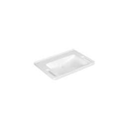 Villeroy & Boch V&B Waschtisch Vicare 80x55cm, o. Hahnl., o. &Uuml;L, wei&szlig; C-plus ; Villeroy & Boch (4A6883R1)