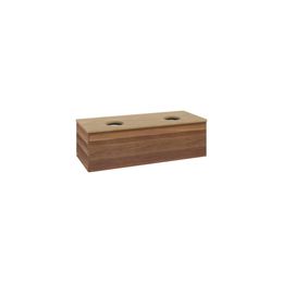 Villeroy & Boch V&B Waschtischunterschrank ohne Frontstruktur, mit Beleuchtung Antao 120x36x50cm, WBP-farbe hon. Oa, w. wal ; Villeroy & Boch (L35011HM)