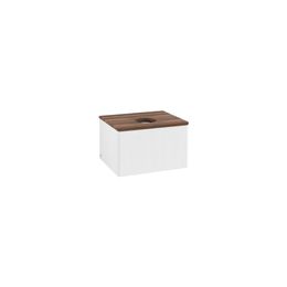 Villeroy & Boch V&B Waschtischunterschrank mit Frontstruktur Antao 60x36x50cm, WBP-farbe w. wal, wh. m Lac ; Villeroy & Boch (K29112MT)