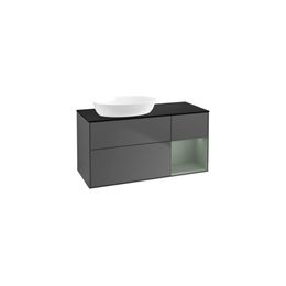 Villeroy & Boch V&B Waschtischunterschrank Wandbeleuchtung Finion 120cm, Pl b m, Rg Oli. m Lac, Anthrac. m ; Villeroy & Boch (GA52GMGK)