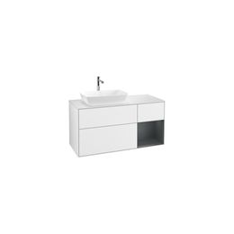 Villeroy & Boch V&B Waschtischunterschrank Wandbeleuchtung Finion 120cm, Pl w m, Reg md m Lac, glo wh. Lac ; Villeroy & Boch (G811HGGF)