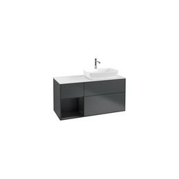 Villeroy & Boch V&B Waschtischunterschrank Wandbeleuchtung Finion 120cm, Pl w m, Rg b m Lac, md bl. m Lac ; Villeroy & Boch (G801PDHG)